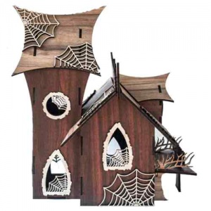 Cobweb House - MDF Wood Kit